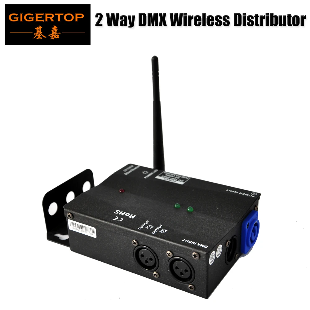 Multiple Installation Methods 2 Dmx Distributor With 2.4g Wireless Dmx ...