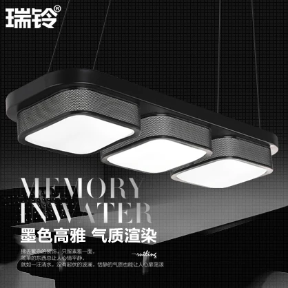 Swiss Bell LED restaurant lights chandelier three 3 bedrooms study ...