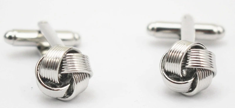 Fashion Knot Cufflinks For Men French Shirt Cuff Link 316L Stainless ...