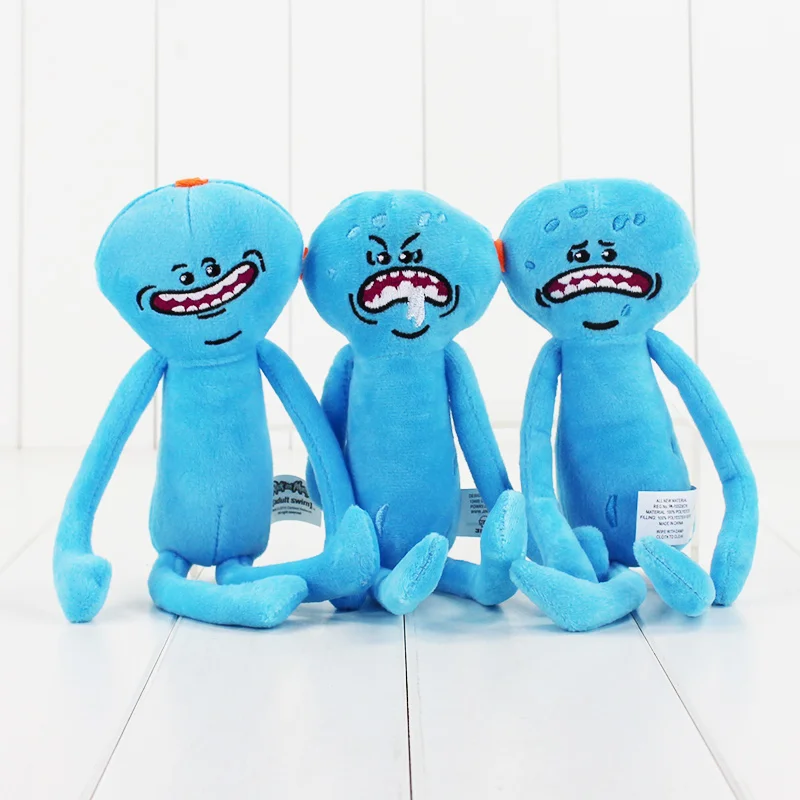 1 шт., 25-30 см, Рик и Морти, Мягкая Плюшевая Кукла Happy Sad Foamy ...