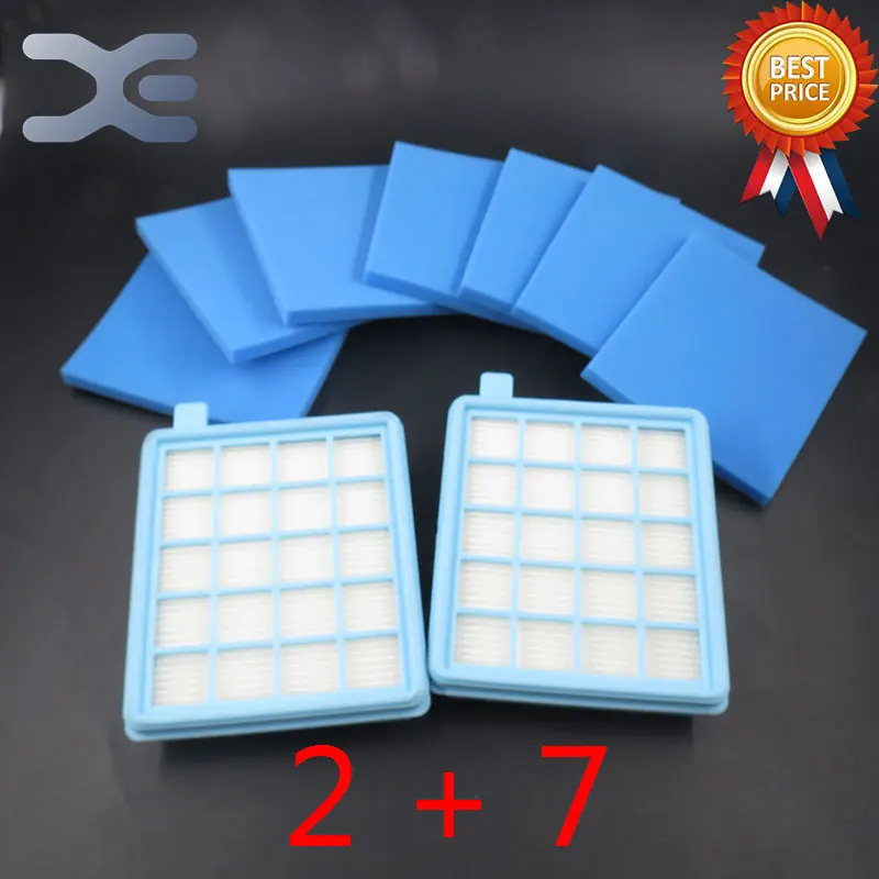 9Pcs Vacuum Cleaner Filters Hepa Filter for Philips Vacuum Cleaner ...