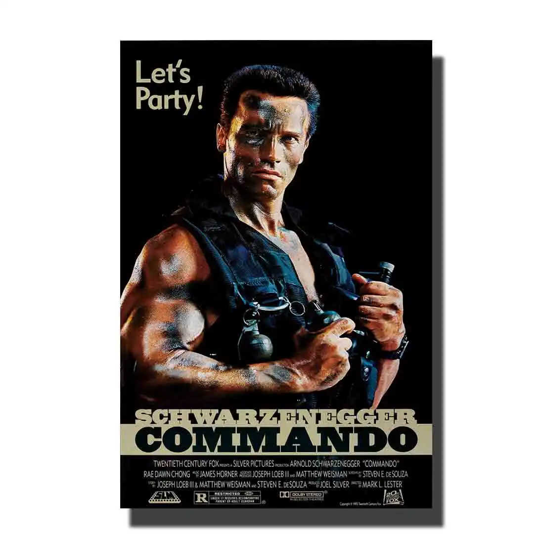 COMMANDO-Movie-1985-Arnold-Shwarzenegger-Terminator-Predator-hot-Art ...