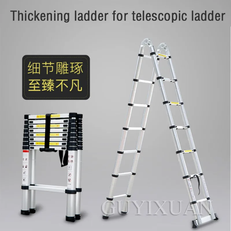 Multifunctional Telescopic Ladder Aluminum Alloy Articulated Extendable ...