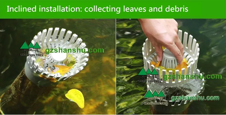 Generic Anti blocking sewage outlet, fish pond filter type refuse ...