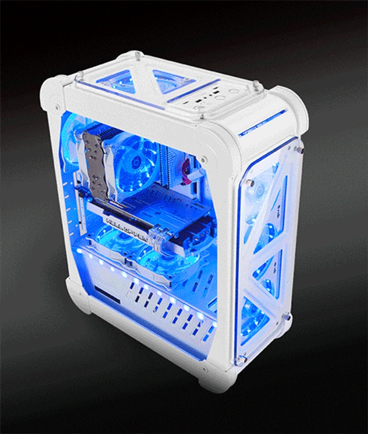 Chasis de la caja de la computadora de Blizzard para escritorio con la ...