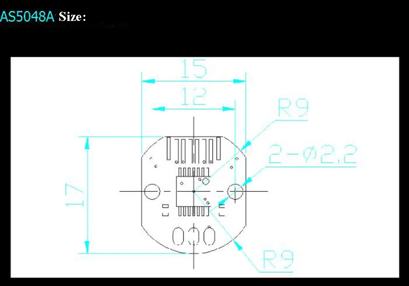 AS5048a Магнитный энкодер с PWM/SPI порт для 3-осевой бесщеточный ...