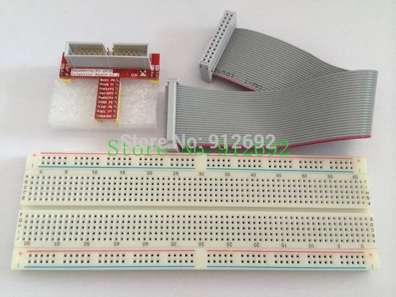 Raspberry PI GPIO plaque adaptatrice or version plug in + MB 102 830 ...