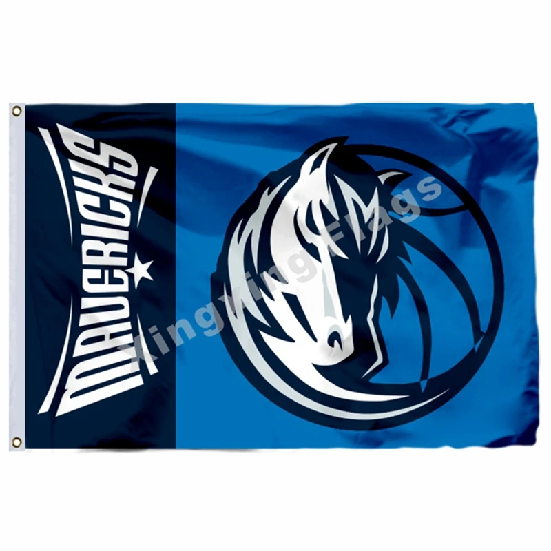 Dallas Mavericks Wordmark Flag 3ft X 5ft Polyester NBA1 Dallas ...