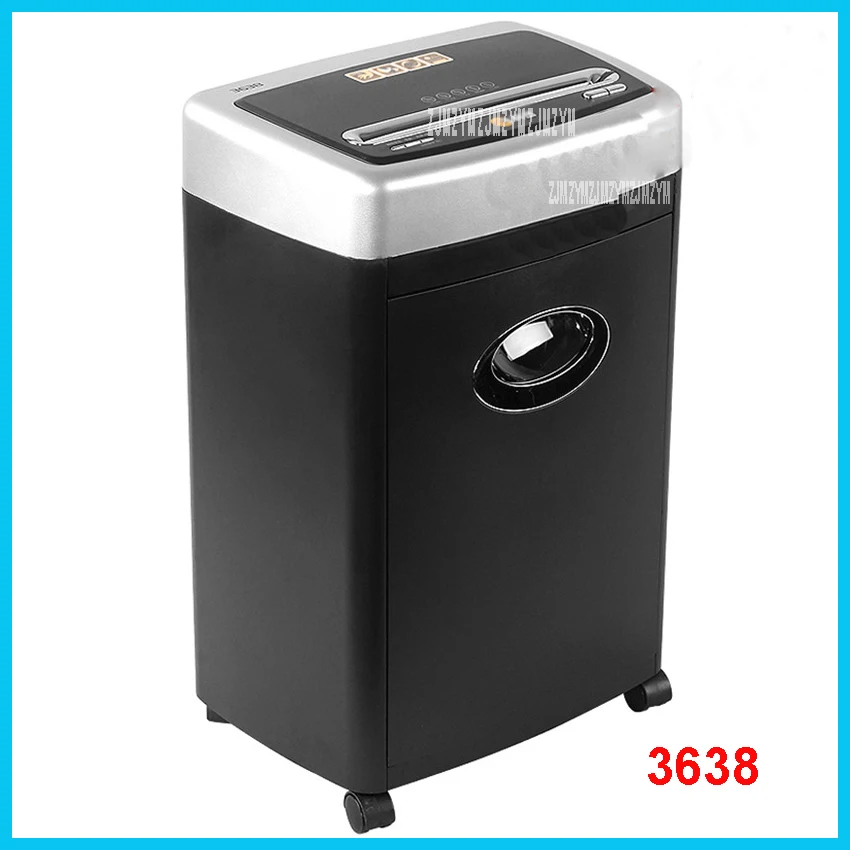 3638 Electric Mini Shredder File Shredder Strip Office Home 17L High ...