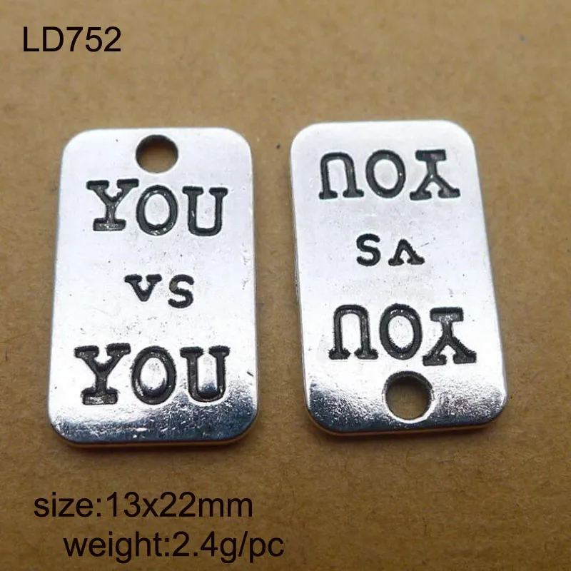 25 unidades de 13x22mm de aleación de plata antigua, colgante con ...