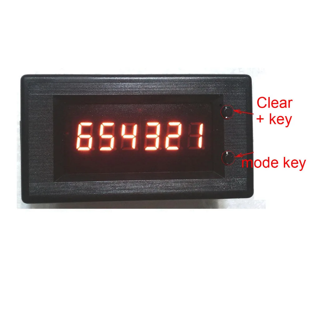 12v 24 LED Digital Display Counter Electronic Counter alarm Control ...