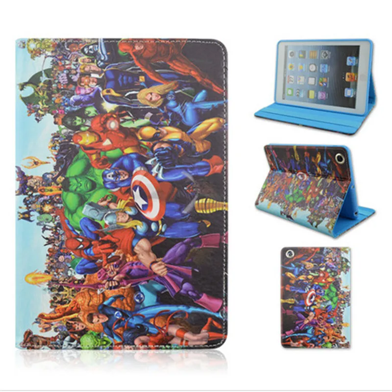 Marvel Superhero Squad TPU+PU Leather Case For Apple iPad ipad2/3/4 ...
