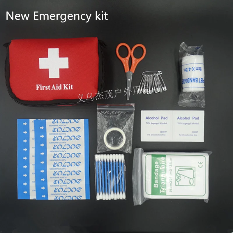 28 Pcs/8 Types First Aid Kit Mini First Aid Kit Bag Outdoor Camping ...