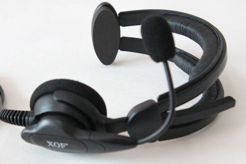 XQF New Headset PTT MIC High power Anti-noise Anti-wrestling speaker ...