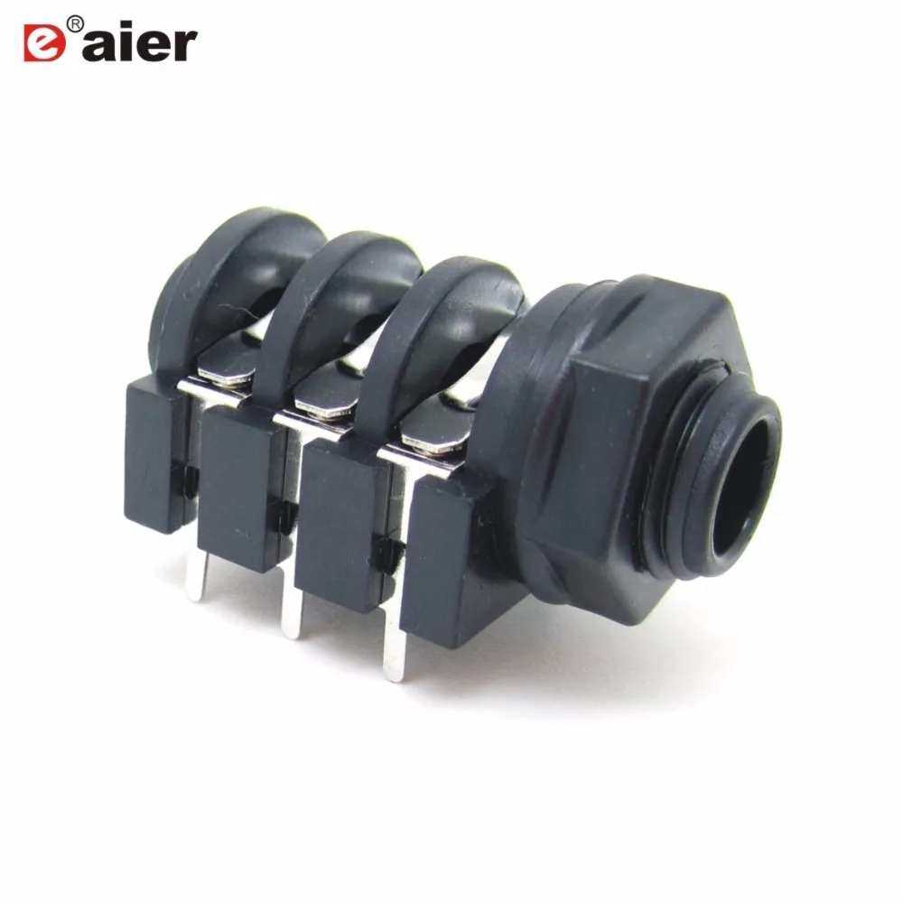 10PCS-PCB-Panel-Mount-6-Pin-1-4-6-35mm-Female-Stereo-Headphone-Jacks ...