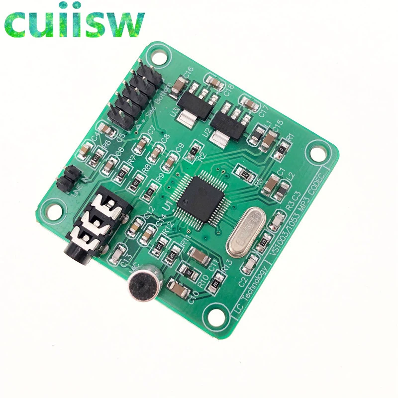 Vs1053 Mp3 Module Development Board W/ On-board Recording Function Spi ...