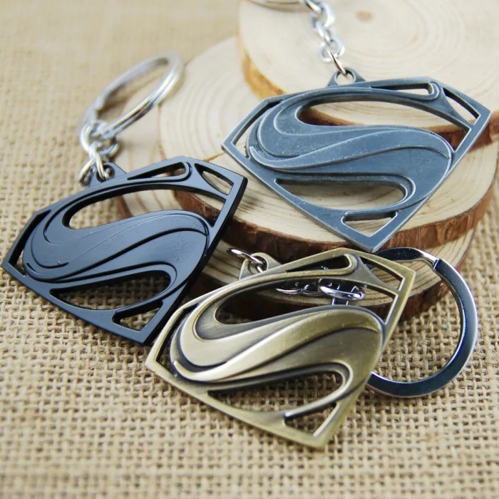 Movie Series Superman Super Hero Keychain Key Chain Chaveiro Keyring ...