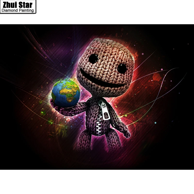 Full Diamond 5D DIY Diamond Painting " Alien " Embroidery Cross Stitch ...