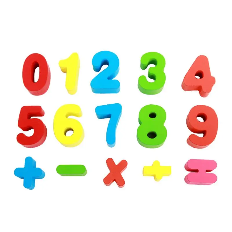 Wooden Numbers Shape Matching Sorting Car Montessori Learning Teaching ...