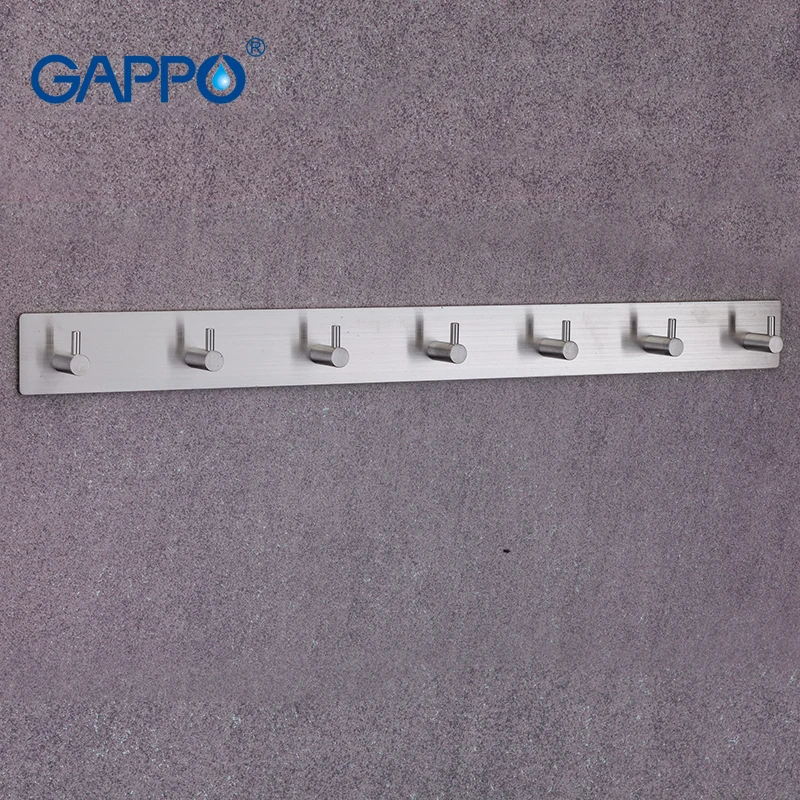 GAPPO Robe Hooks 7 Clothes Hook Stainless Steel Hooks Wall Mount Coat gappo-robe-hooks-7-clothes-hook-stainless-steel-hooks-wall-mount-coat