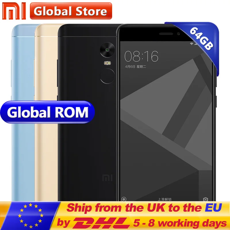 Original Xiaomi Redmi Note 4x 4gb 64gb Redmi Note 4 X Pro Prime Mobile ...