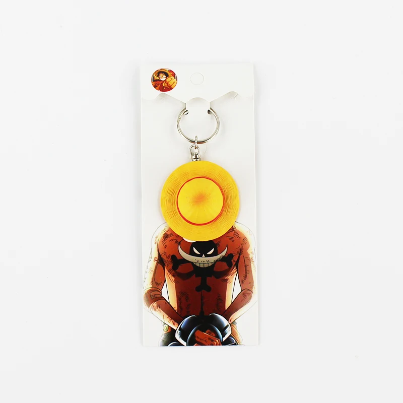4.5cm One Piece Luffy Straw Hat Keychains | One piece Merchandise | Up ...