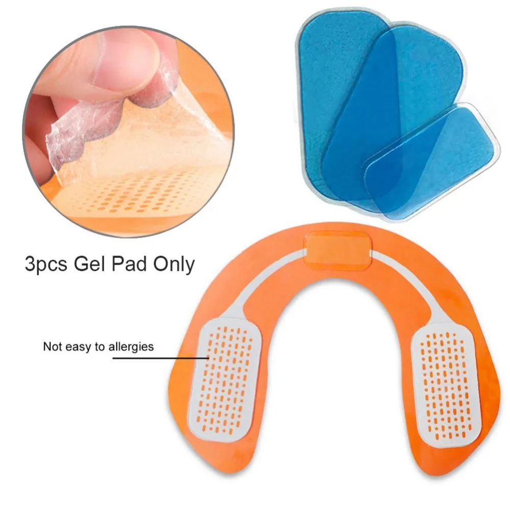 3pcs Replacement Gel Pads Hip Muscle Trainer Replacement Massager Gel ...