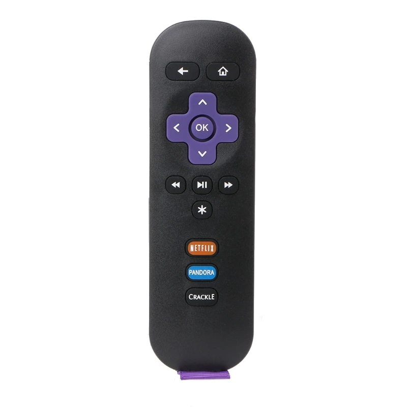 OOTDTY New Black Remote Control Replacement For ROKU Streaming Media ...
