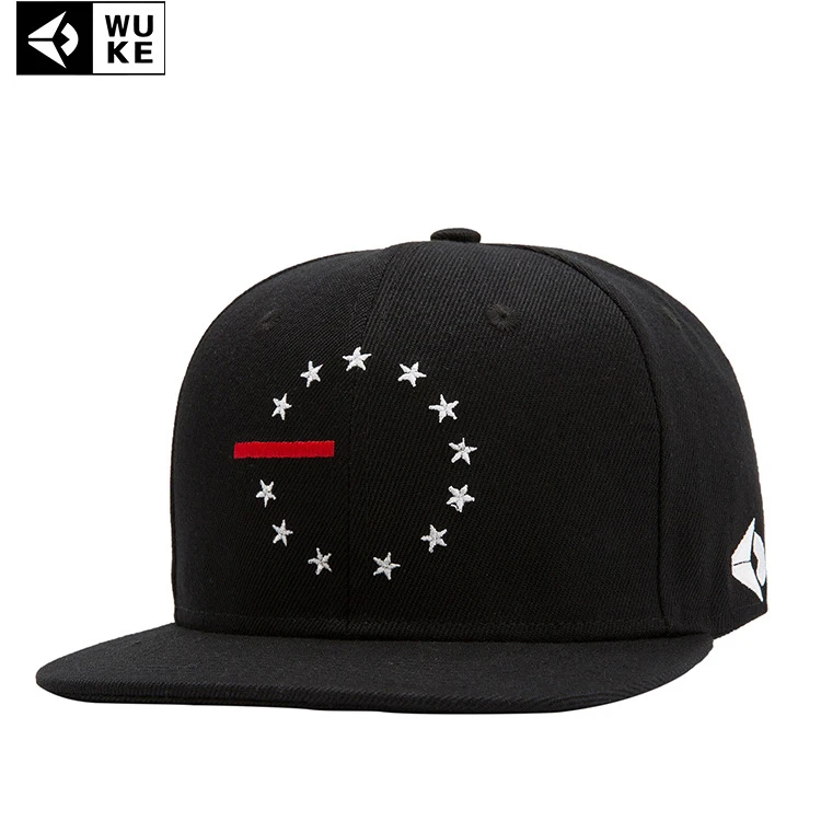 Wuke brand 2017 Winter new five pointed star embroidery black flat ...