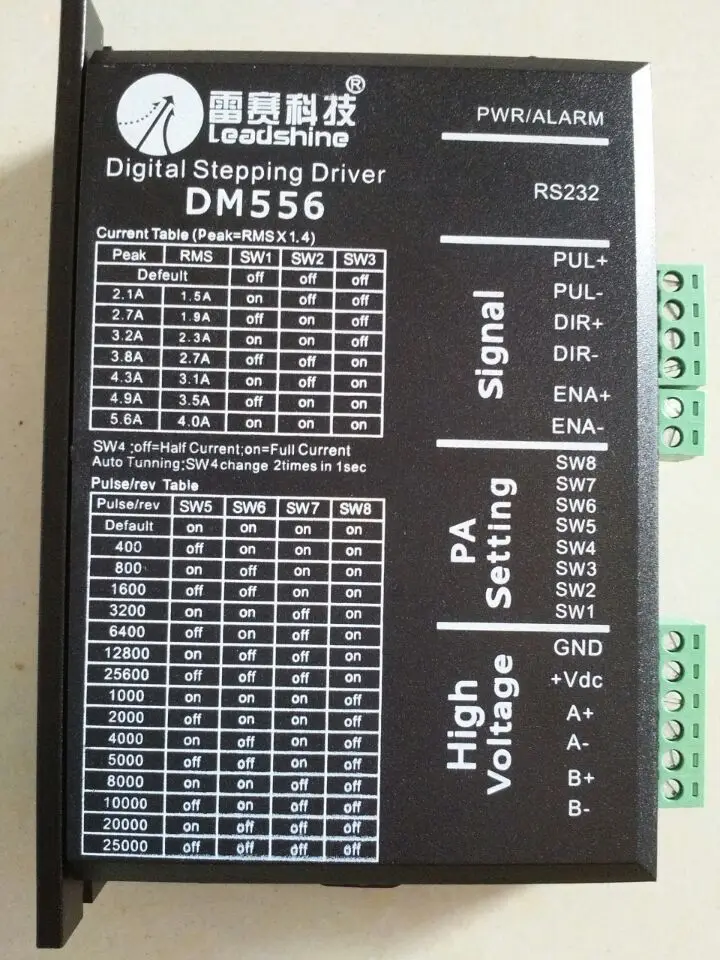 Envío Gratis DSP digital controlador de motor paso a paso leadshine dm556 2 Fase|leadshine dm556 ...