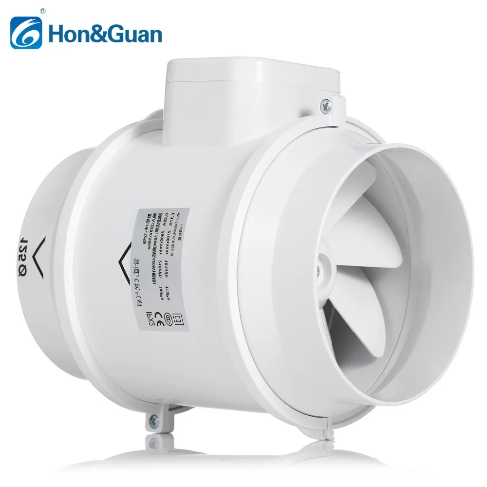 3" 75mm Inline Duct Fan Hydroponic Bathroom Extractor Booster ...