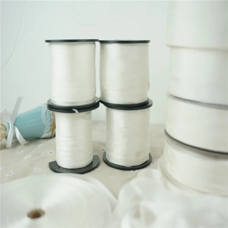 2mm--13mm Undyed White 100% Pure Silk Embroidery Ribbon Thin Taffeta ...