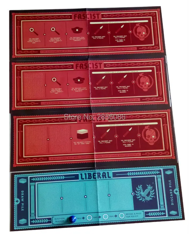 Secret Hitler Carte Jeu Jouer À Bord Ou Table 5 8 Joueurs Un Caché L ...