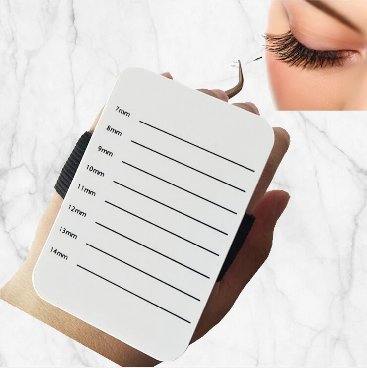 7 14mm Makeup Fake Eyelash Tray Strip Stand Individual Eyelash ...