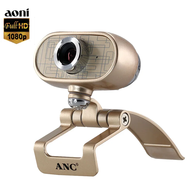 Original Aoni ANC A9 1080P Full HD Webcam Smart TV Computer Camera USB ...