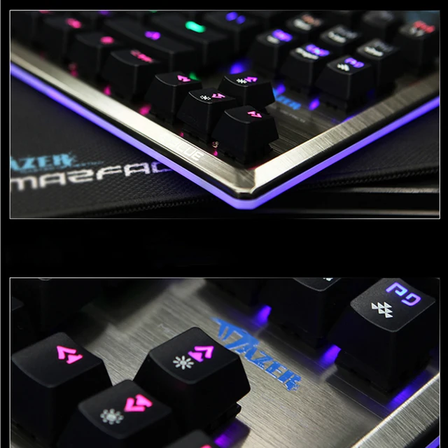 USB Wired 104 Keys Mechanical Keyboard