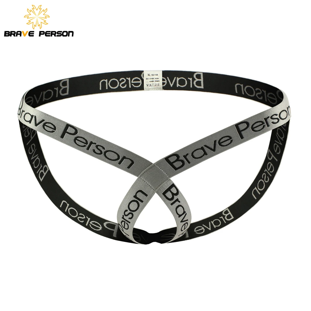 Brand Brave Person Men Jockstrap Thongs Gay Underwear Jock Strap Men Sexy Thong Tangas G String ...