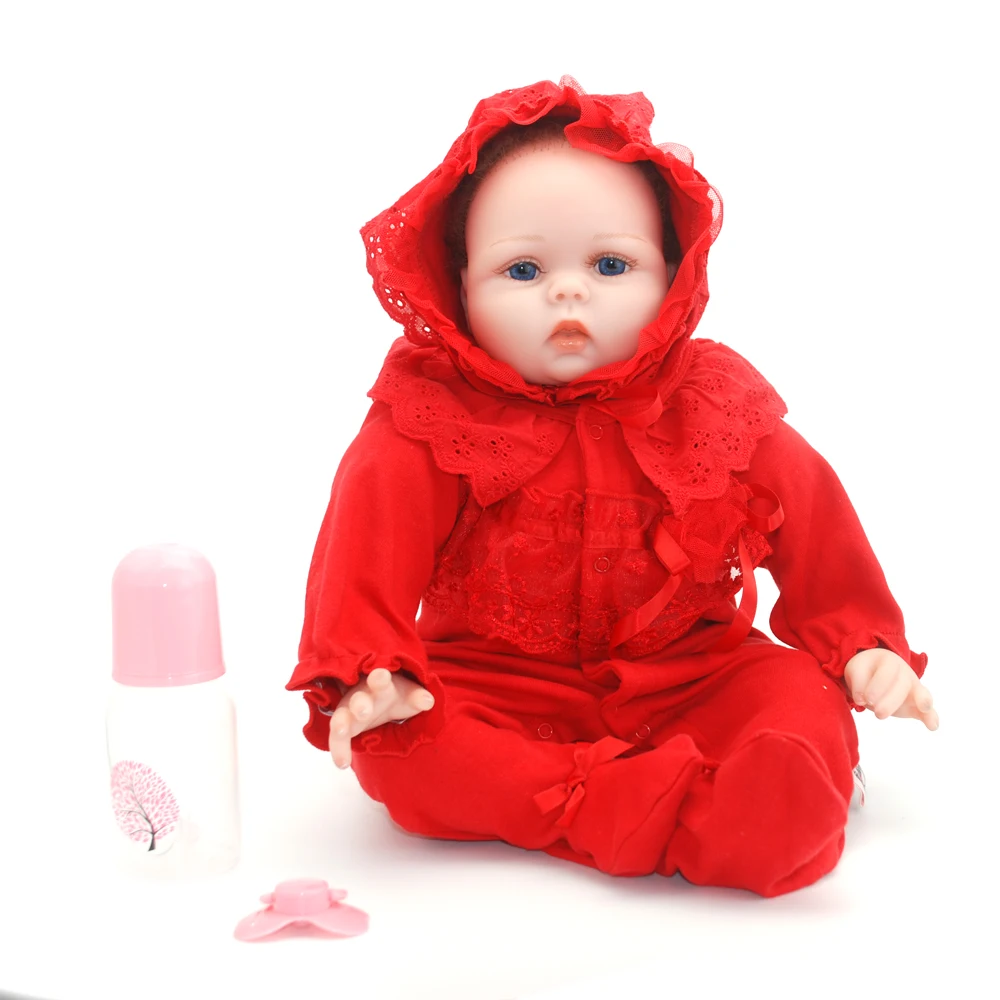 NicoSeeWonder 22 Polegada Bonecas Bebe Reborn Baby Dolls Corpo de ...