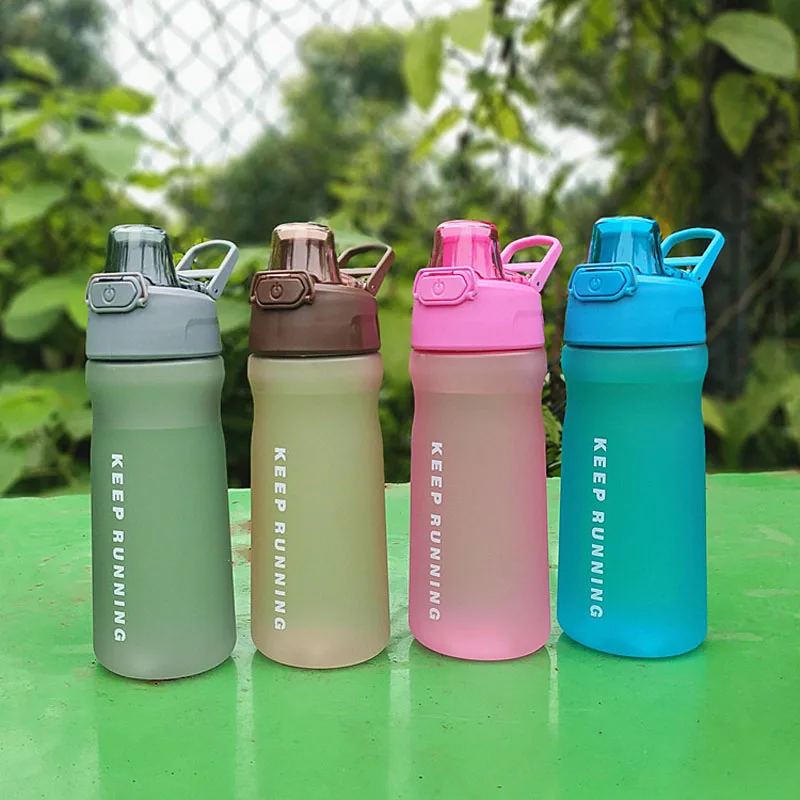 Botella de agua deportiva para correr, botella portátil para Camping o ...