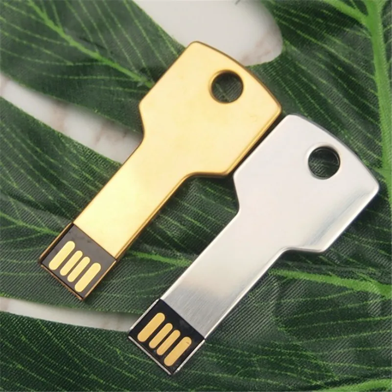 Metal Key Usb Flash Drive Waterproof Pen Drive 8g 16gb 32gb 64g ...