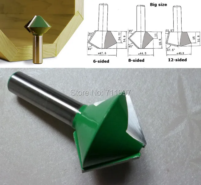3pcs/set Bird mouth router bits for wood joints|router bit carbide ...