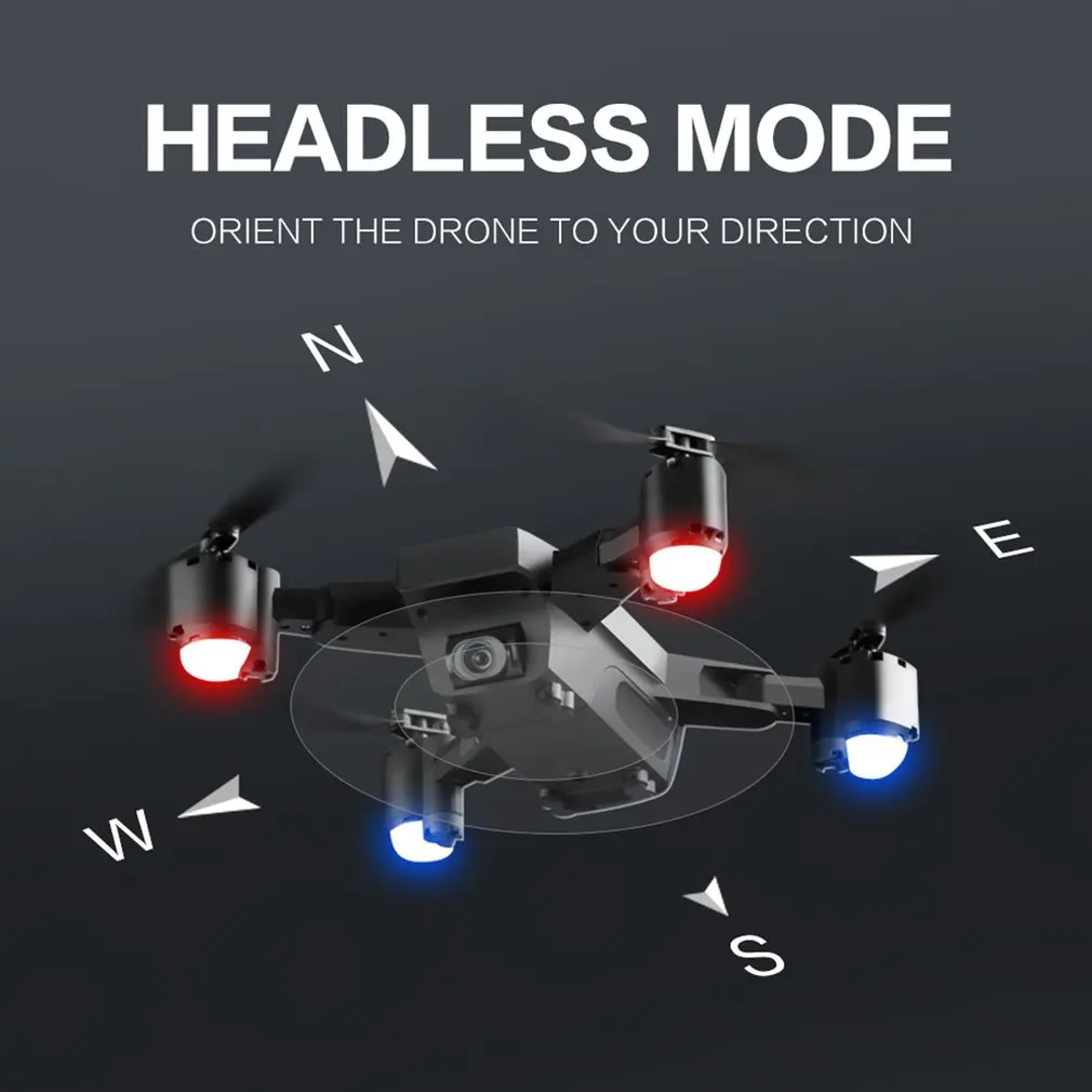 SMRC S20 Foldabe 6 Axles Gyro Mini Wifi RC Drone With Wide Angle 1080P ...