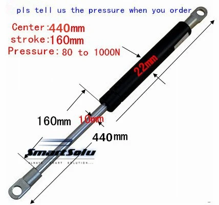 Free shipping 30 to 500N force,440mm central distance,160mm stroke ...