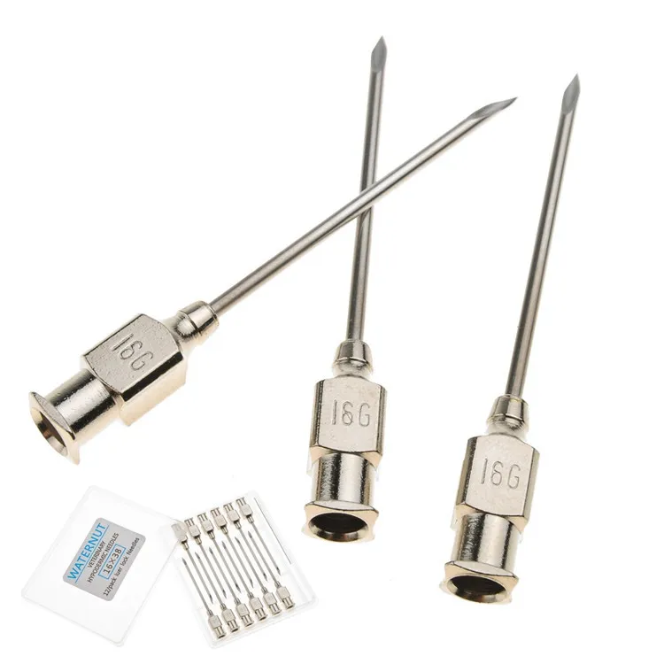 Veterinary equipment 12pcs/bag full stainless steel syringe injector ...