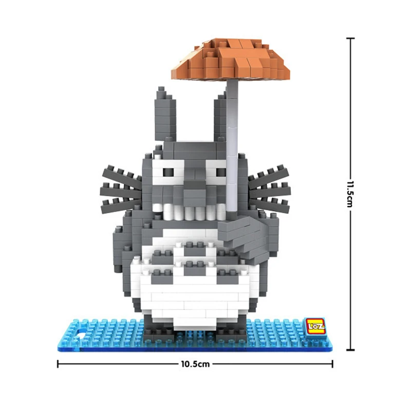 Bloco de diamante o meu vizinho totoro totoro nano bloco de construção ...
