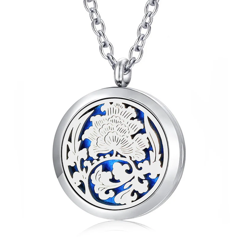 Free-with-Chain-and-Felt-Pads-New-30mm-Magnetic-Locket-Necklace-316L ...