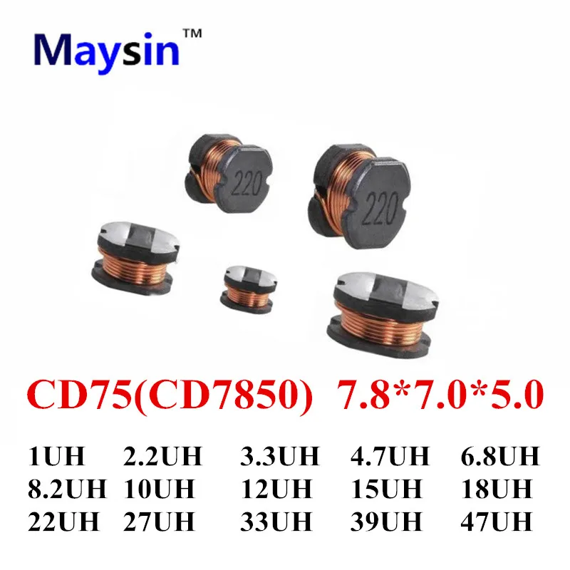 CD7850 CD75 7,8*7,0*5,0 CD75 1UH 2.2UH 3.3UH 4.7UH 6.8UH 8.2UH 10UH ...