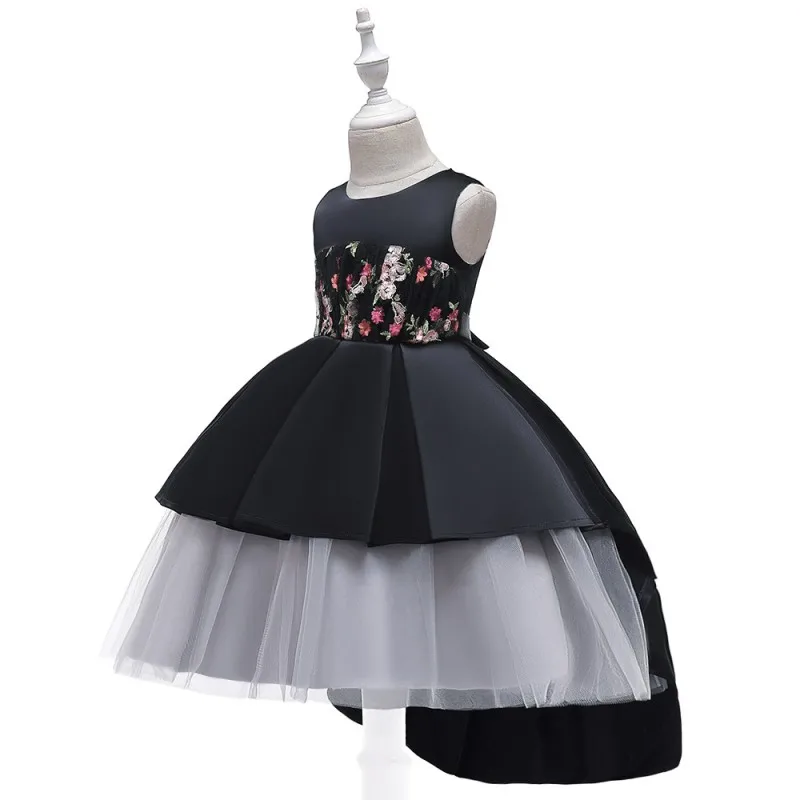 Свадебная одежда со шлейфом и цветами; платье для девочек; платья для ...