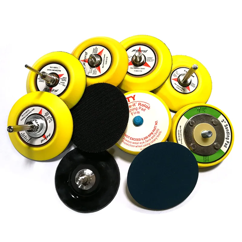 Meuleuse,Tampon de ponçage de secours de 3 pouces,75MM,plaque de ...