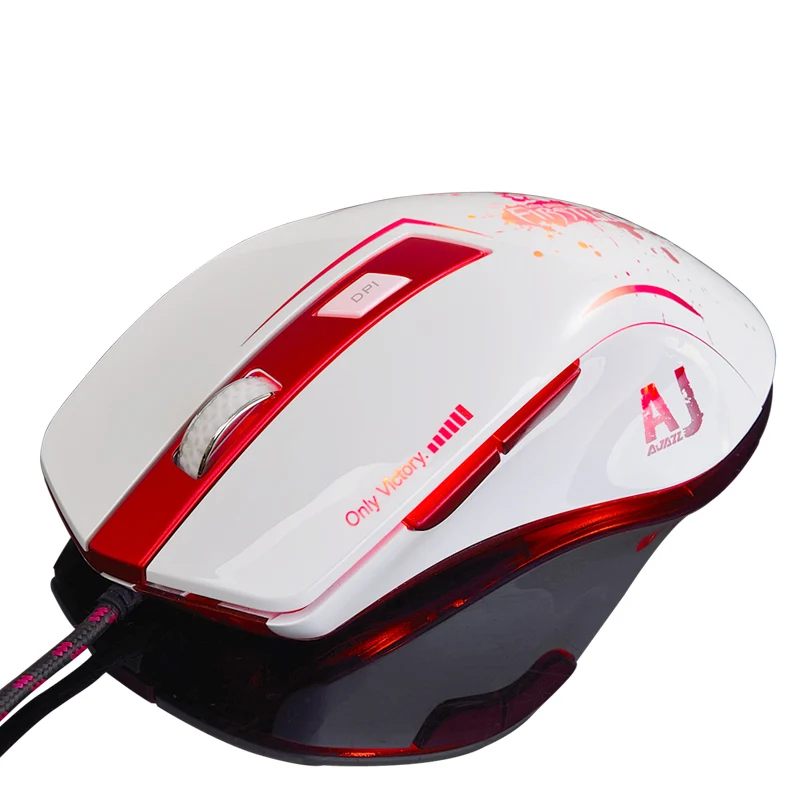 Ghost aj100 laser mouse, programmable cable esports gaming mouse USB ...